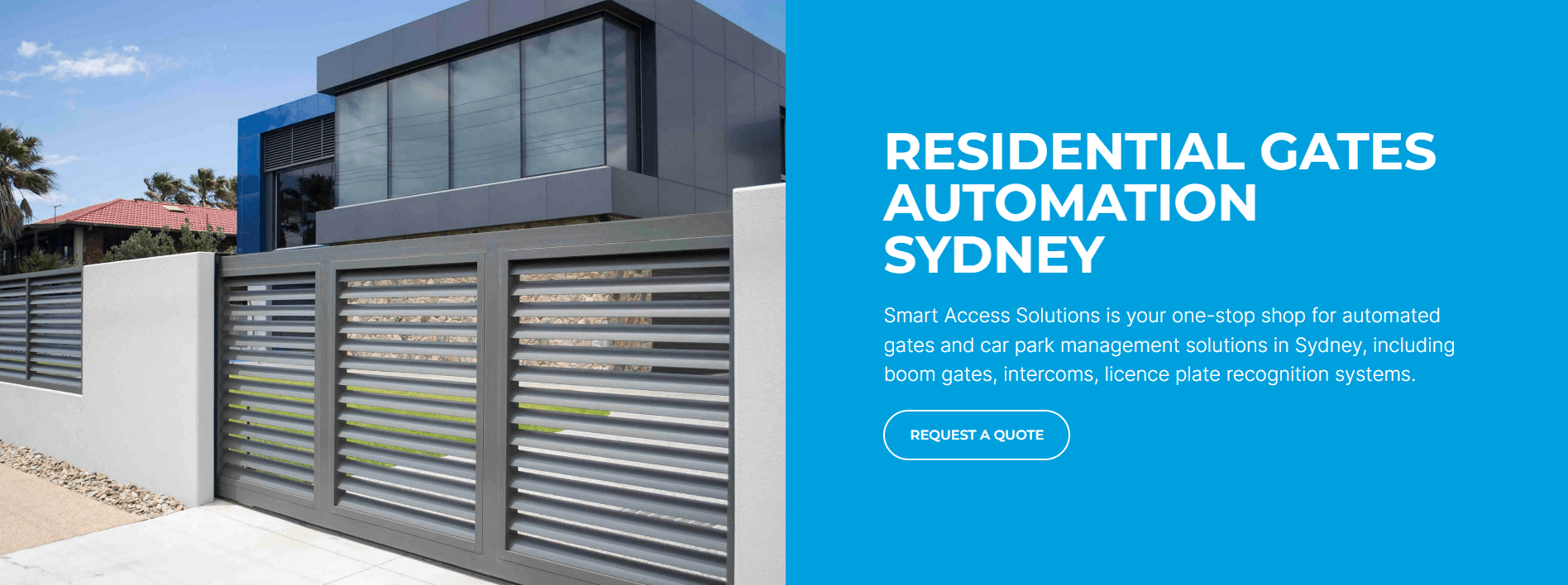 Automatic Gates Sydney | Repair Service & Installation | Gate Automation